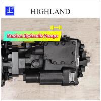 China Industrial Tandem Hydraulic Pumps With Swash Plate Structure Design for sale