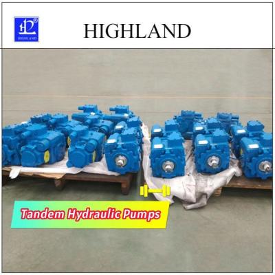 China Tandem Hydraulic Pumps With Swash Plate Structure Design For Industrial Uses for sale