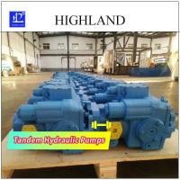 China Tandem Hydraulic Pumps With Swash Plate Structure Design For Industrial Uses for sale