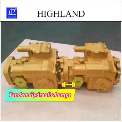 China Compact  Tandem Hydraulic Pumps Closed Circuit Hydraulic System Applications for sale