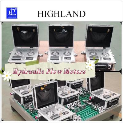 China HIGHLAND MYHT-1-5 Hydraulic Tester 500L/min 420 Bar Compact Portable Flow Meter for sale