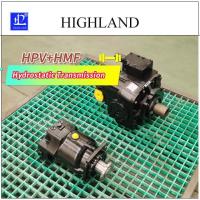 China HPV110 HMF110 Underground Loader Hydrostatic Transmission In Plywood Case for sale