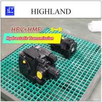 China HIGHLAND Hydraulic Hydrostatic Transmission Wheat Harvester for sale