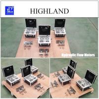 China HIGHLAND Data Display Hydraulic Flow Meters Max Pressure 420 Bar For Cement Mixer for sale
