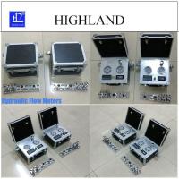 China HIGHLAND Data Display Hydraulic Flow Meters Max Pressure 420 Bar For Cement Mixer for sale