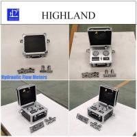 China HIGHLAND Data Display Hydraulic Flow Meters Max Pressure 420 Bar For Cement Mixer for sale