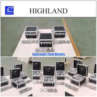 China HIGHLAND Cement Mixer Hydraulic Flow Meter Data Display 400L/Min Flow Rate Testing for sale