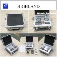 China HIGHLAND MYHT-1-4 Hydraulic Flow Meter 420 Bar 400L/min Data Display Tester for sale