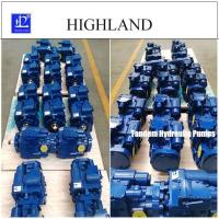 China Hydraulic System Components Harvester Tandem Pumps with Cast Iron Construction for sale
