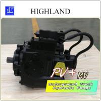 China Underground Truck Hydraulic Pump PV22+MV23 Cast Iron 69.8cc 35MPa for sale