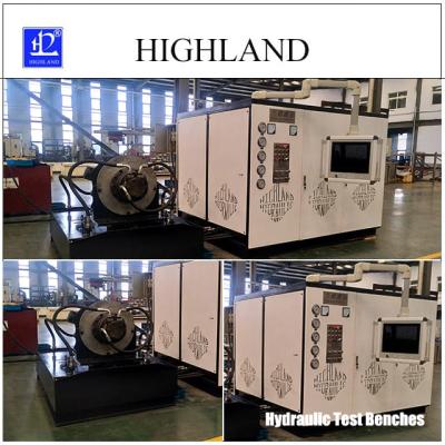 China Ship Hydraulic Test Machine Customization 500 L/Min Flow Rate HIGHLAND Testing Equipment for sale