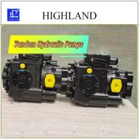 China Custom Design Tandem Hydraulic Pumps 110 ml/r Displacement 35 Mpa Pressure for sale