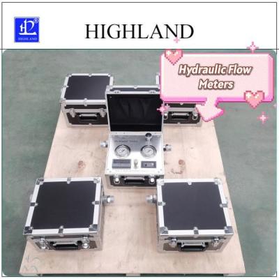 China HIGHLAND MYHT-1-5 Hydraulic Flow Meter 500L/min 420Bar Portable Tester for Combine Harvester for sale