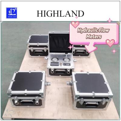 China HIGHLAND MYHT-1-5 Hydraulic Flow Meter 500L/min 420 Bar Data Display Tester for sale