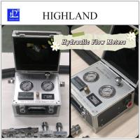 China HIGHLAND Hydraulic Flow Meters Removable Design Oil Temperature Range -20C -150C for sale