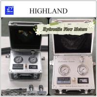 China HIGHLAND Hydraulic Flow Meters Removable Design Oil Temperature Range -20C -150C for sale