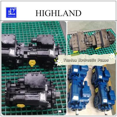 China Tandem Hydraulic Pumps 110cc Variable Displacement Axial Piston 35MPa for Heavy Duty Machinery for sale