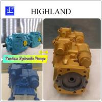 China 110cc/r Tandem Hydraulic Pumps 110+110ml/r 35Mpa for Agricultural Machinery for sale