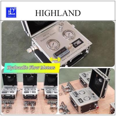 China Max Pressure 420 Bar Accurate Hydraulic Flow Meters With Data Display for sale