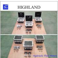 China Max Pressure 420 Bar Accurate Hydraulic Flow Meters With Data Display for sale