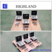 China Max Pressure 420 Bar Accurate Hydraulic Flow Meters With Data Display for sale