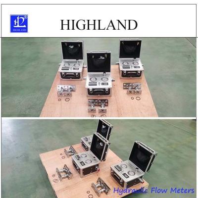 China HIGHLAND MYHT-1-5 Hydraulic Tester 420 Bar 500L/min Data Display Portable Flow Meter for sale