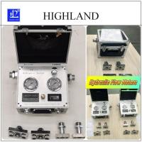 China HIGHLAND Hydraulic Flow Meter 500L/min 420 Bar Removable Tester for Snow Car for sale