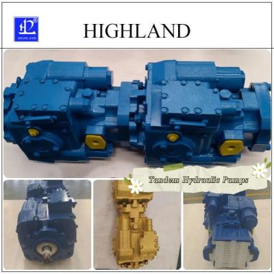 China Variable Displacement Tandem Hydraulic Pumps 110 ml/r Max Displacement 35 MPa Rated Pressure for sale