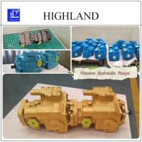 China Tandem Hydraulic Pump 110+110cc Variable Displacement Axial Piston Pump 35MPa for sale