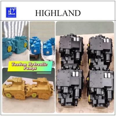 China Tandem Hydraulic Pump 110cc Closed Circuit Axial Piston 35MPa 2900rpm for sale