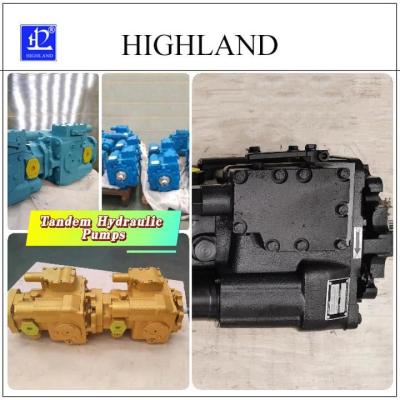 China Customizable Tandem Hydraulic Pumps 110+110 ml/r 35 MPa for Heavy Duty Industrial Use for sale