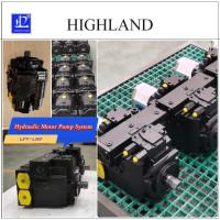 China Power Cast Iron Motor Pump System Harvester Hydraulic With Max 90ml/r Displacement for sale