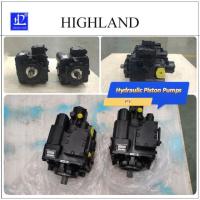China Variable Displacement Black Hydraulic Piston Pump 35Mpa Rated Pressure Plywood Case for sale