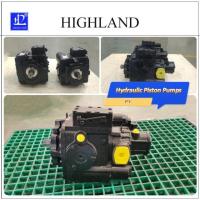 China Black Variable Displacement Axial Piston Hydraulic Pump for sale