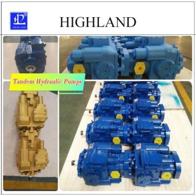 China Manual Loading Mode Tandem Hydraulic Pumps Cast Iron Hydraulic System Components for sale