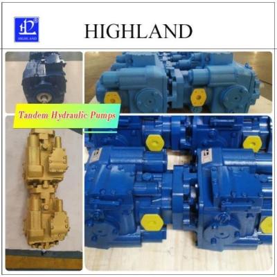 China Harvester Tandem Hydraulic Pump HPV130 Cast Iron 130Ml/r High Efficiency for sale