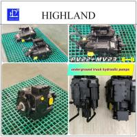 China Underground Truck Hydraulic Pump PV22+MV23 69.8cc 35MPa Radial Piston for sale
