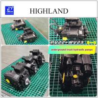 China Underground Truck Hydraulic Pump PV22+MV23 69.8cc 35MPa Radial Piston for sale