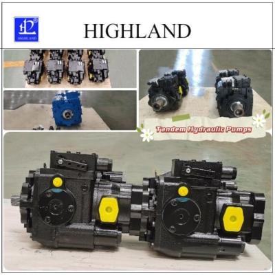 China Cast Iron Harvester Tandem Pumps HPV70 Manual Loading Mode for sale
