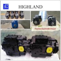 China Harvester Tandem Hydraulic Pumps Black Blue Cast Iron Components for sale