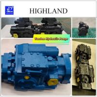 China Harvester Tandem Hydraulic Pumps Black Blue Cast Iron Components for sale