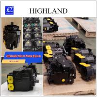 China Variable Displacement Axial Piston Hydraulic Motor Pump System 30-130 ml/r for Rice Harvester for sale