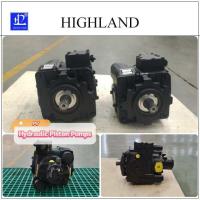 China Black Cast Iron Variable Displacement High Pressure Hydraulic Piston Pumps With Closed Loop System for sale