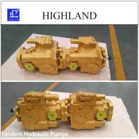 China Tandem Hydraulic Pump 110cc Variable Displacement Axial Piston Pump 35MPa 2900rpm for sale
