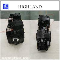 China Tandem Hydraulic Pump 110cc Variable Displacement Axial Piston Pump 35MPa 2900rpm for sale