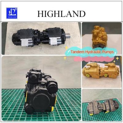 China Precision And Reliability Tandem Hydraulic Pumps With Swash Plate Structure for sale
