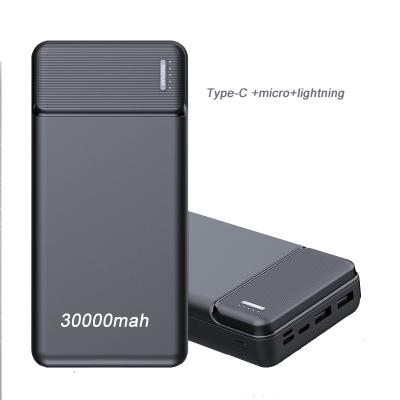 China Hot Selling Portable Charger 30000mah Ergonomic Design Safe Boarding Power Bank For iphone 13 for sale