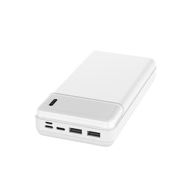 China New Mobile Charger Power Bank 30000mah Micro Type-C 3 Port Output Double USB Power Bank for sale