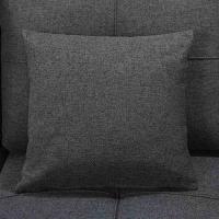 China L-Shaped Reversible Sectional Sleeper Sofa with Pull-Out Bed and Storage, Neutral Gray Fabric for sale