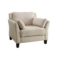 China 3 Piece Sofa set, Beige Flannelette for sale